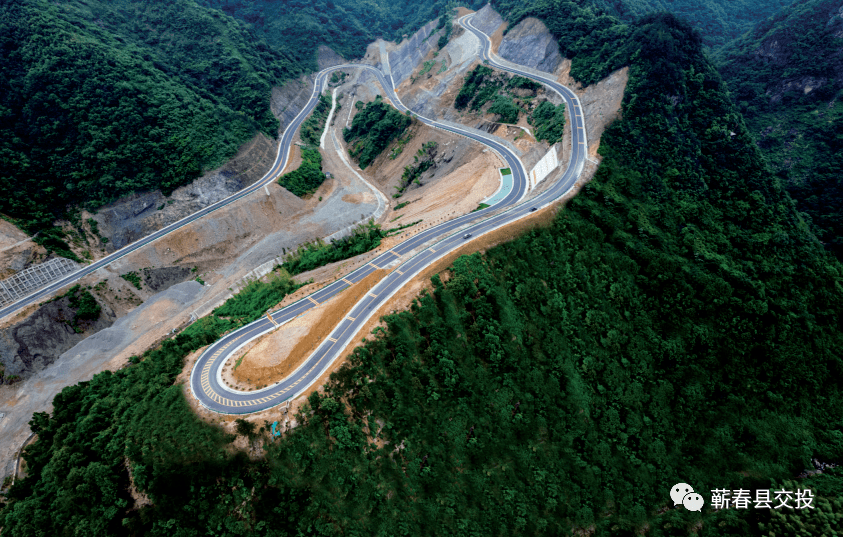 蕲春“最美天路”S236省道英黄公路今天顺利交工验收 | 大蕲头条_项目_相关_界岭