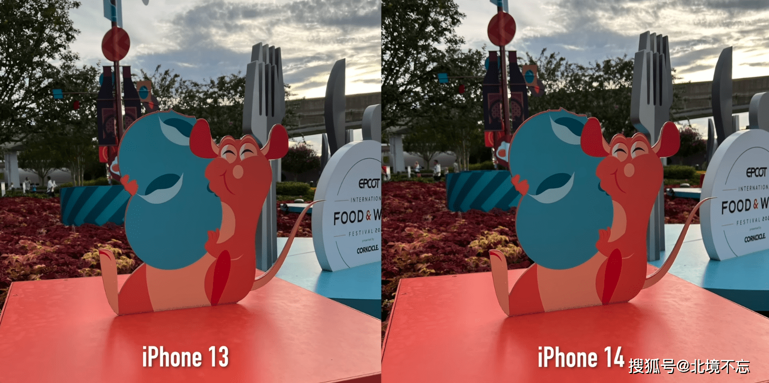 iPhone13拍照对比iPhone14，肉眼可见的没有区别，不买是对的_张主_光圈_视频