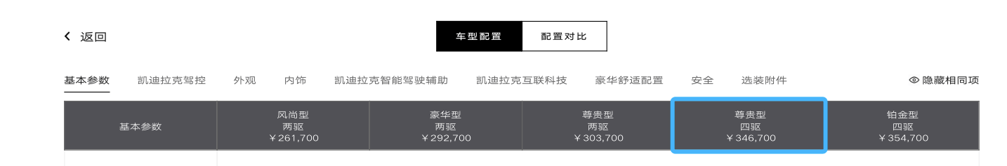 凯迪拉克XT4四驱尊贵型正式上市！搭载2.0T，售价34.67万元_搜狐汽车_搜狐网