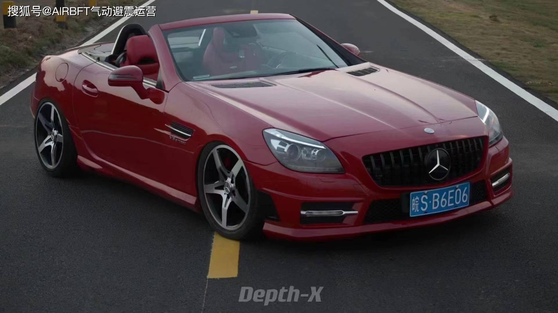 #优雅中的玫瑰#奔驰SLK#AIRBFT气动避震_搜狐汽车_搜狐网