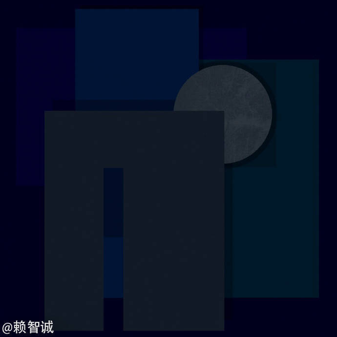 中国当代最重要的抽象艺术家之一：赖智诚LaiZhicheng抽象作品_cm_后现代_景色