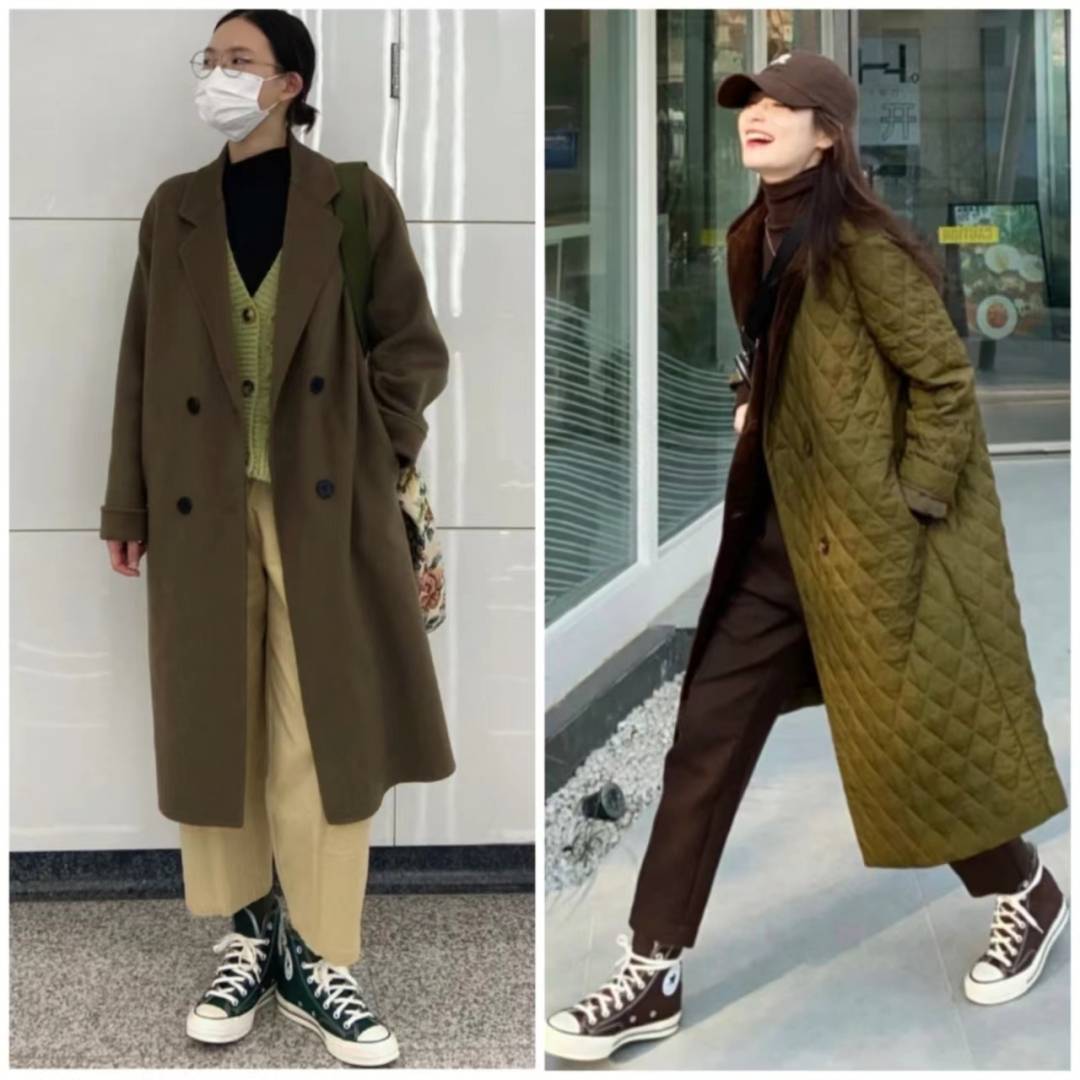 军绿色搭配这10个颜色美出高级感，气质稳重不沉闷_look_卫衣_外套