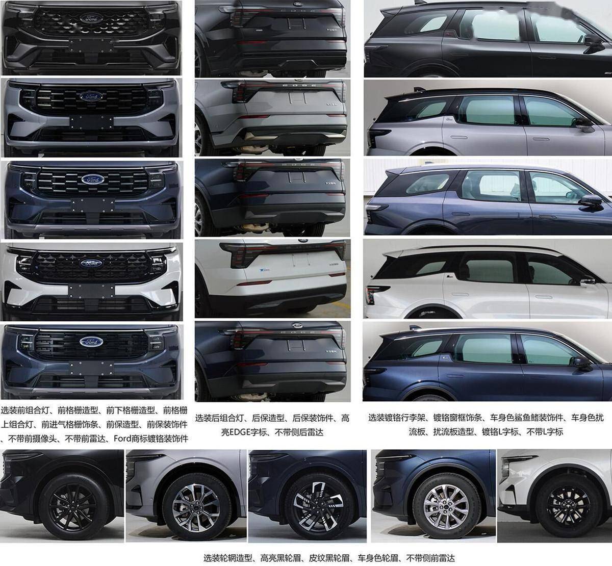 福特锐界混动版实车曝光，轴距2950mm，配隐藏门把手，外观更霸气_搜狐汽车_搜狐网
