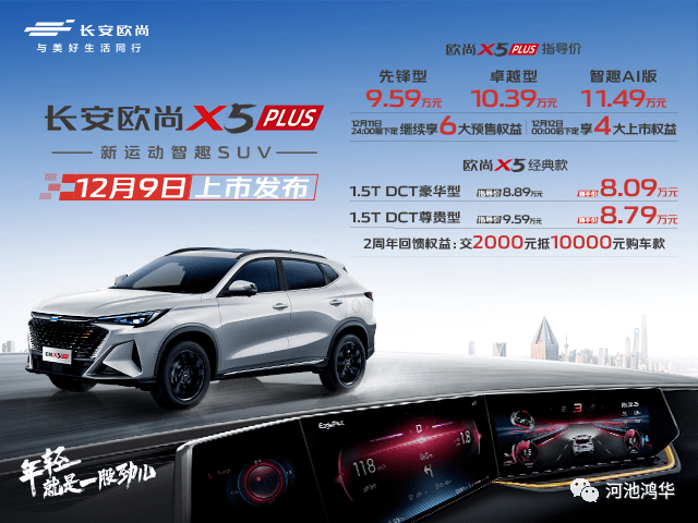长安欧尚河池鸿华：年轻人必看的运动型SUV，欧尚X5PLUS正式上市_搜狐汽车_搜狐网