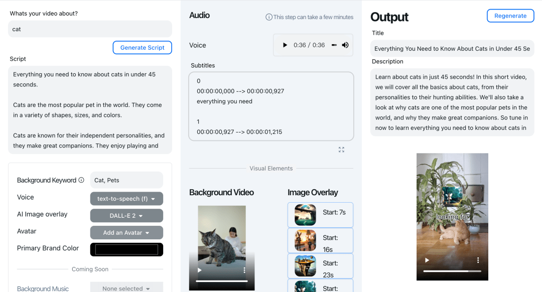 只需一段话，「一键生成」短视频的工具来了_QuickVid_技术_背景