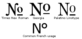 Number 这个单词里面没有 o 这个字母，它是怎么缩成 No. 的呢？_the_word_in
