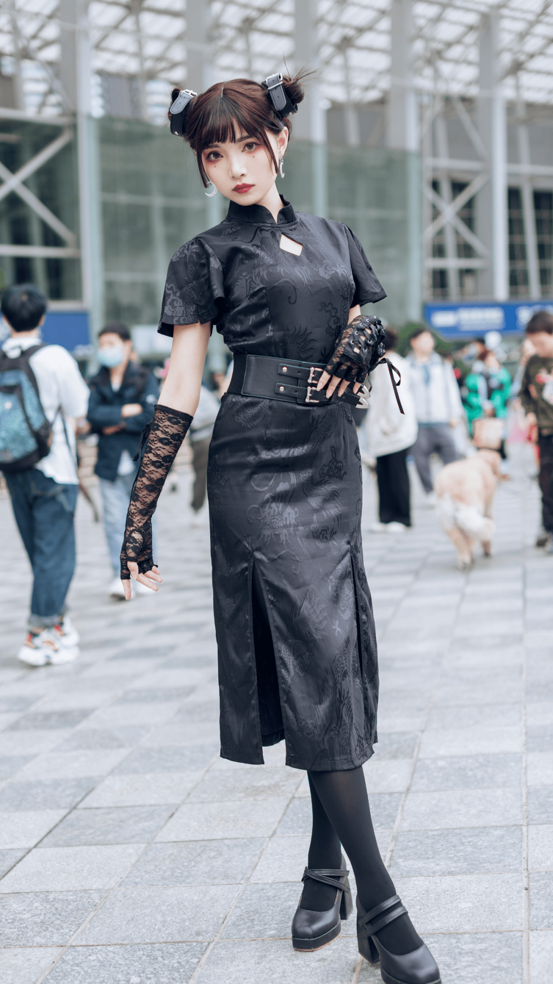 觉醒危机cosplay正片，旗袍装扮的场照返图_少女_摄影_Killy
