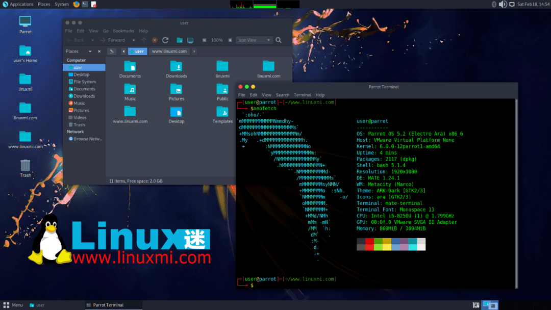 最新道德黑客 Linux，炫酷的渗透系统_Parrot_版本_Debian