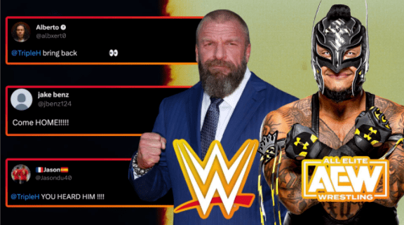AEW明星暗示与WWE传奇人物神秘人雷尔合作，摔迷纷纷提议Triple H带回他_安德雷德_Rey_多米尼克