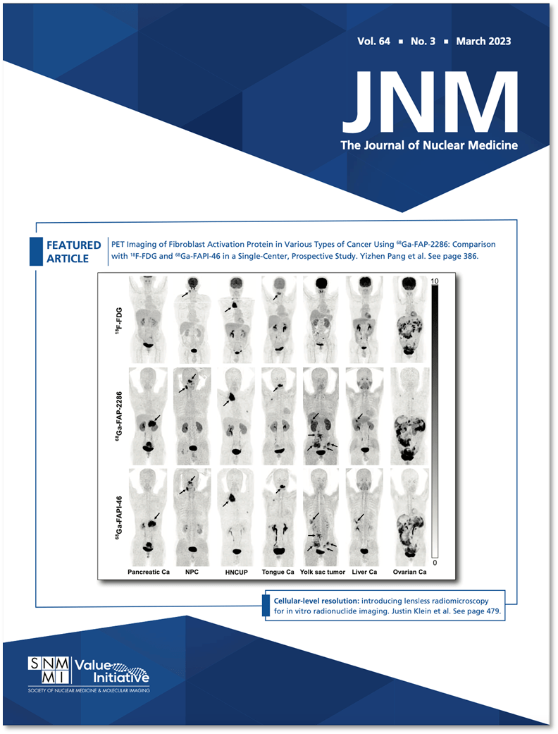 【学术】厦大附一核医学科 | JNM封面在线发表_肿瘤_治疗_研究生