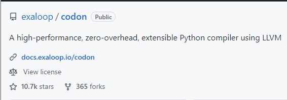 让 Python 拥有 C/C++ 一样的速度，编译神器 Codon 发布！_性能_fib_numpy