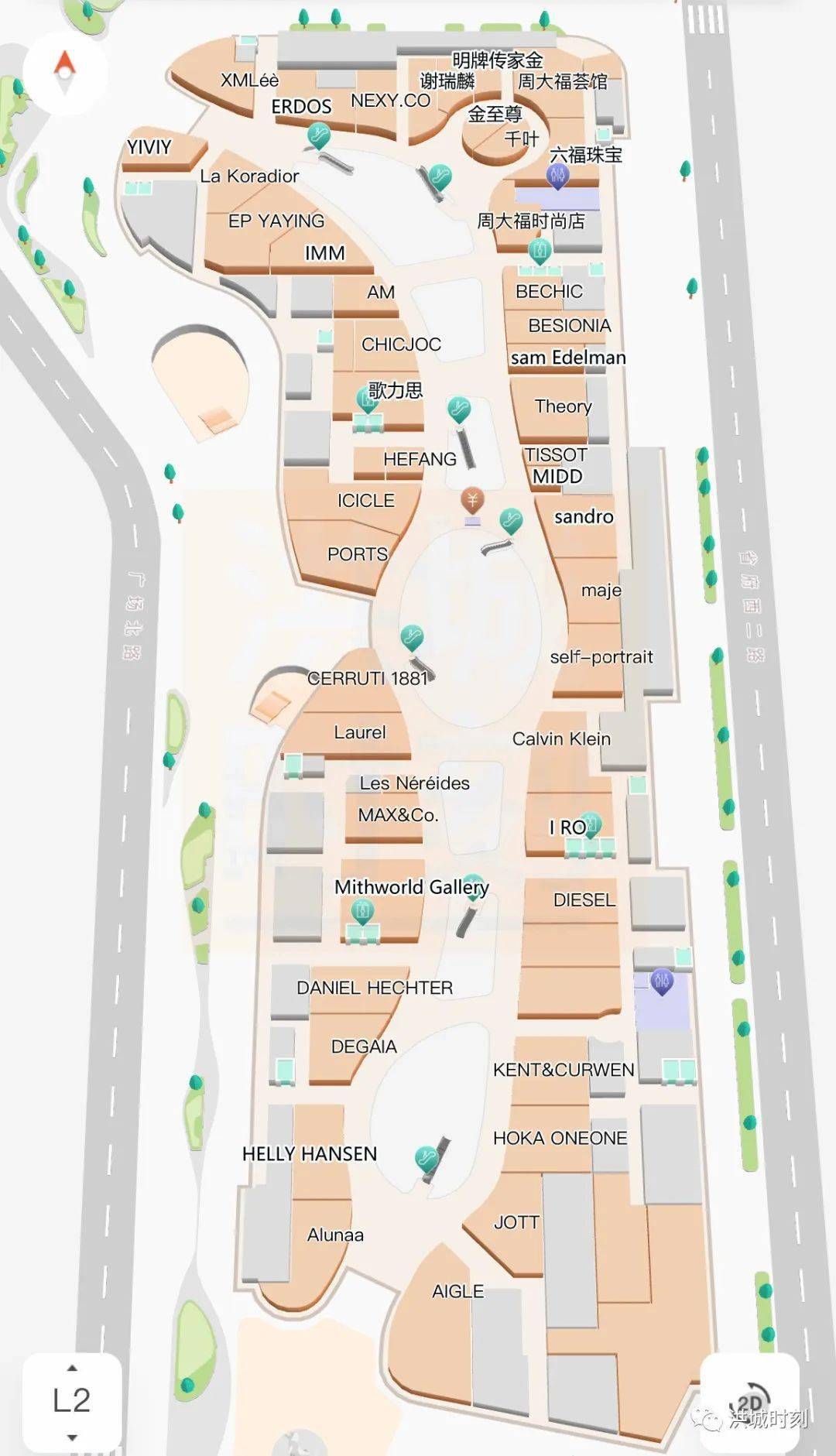 提前探店！南昌武商MALL各楼层品牌落位图来了！_包括_热点_Theory