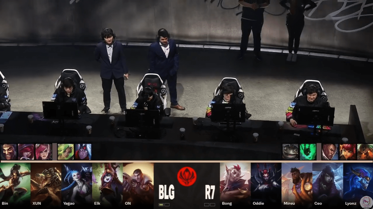 ELK完美发挥助BLG晋级下一轮！上中却被韩援爆了？_下路_选手_金克丝