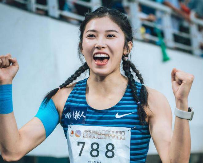 太美了！中国田径第一女神横空出世：26岁颜值爆表剑指亚运会冠军_燕妮_成绩_比赛