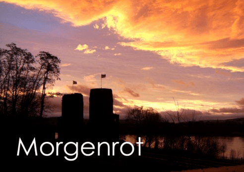 德语每日一词7.9：Morgenrot_genie_das_beim