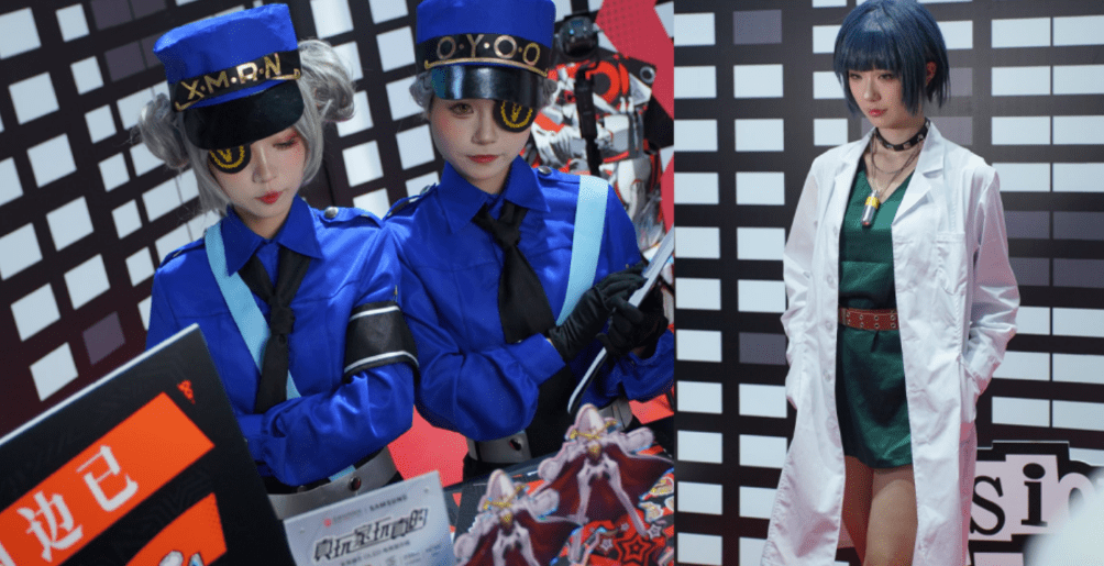 ChinaJoy绝美coser哪家强？《P5X》的蓝白制服必须榜上有名！_游戏_玩家_玩法