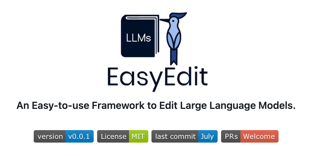 浙江大学发布开源大模型知识编辑工具EasyEdit，效果超越传统微调方法_参数