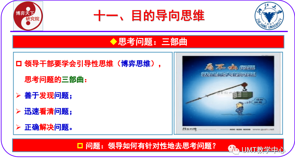 UMT8月课程|博弈论与策略思维&组织行为学_决策_智慧_目标
