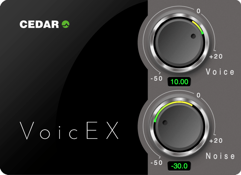CEDAR Audio 发布基于深度神经网络技术的 VoicEX 降噪插件_人声_噪声_广告