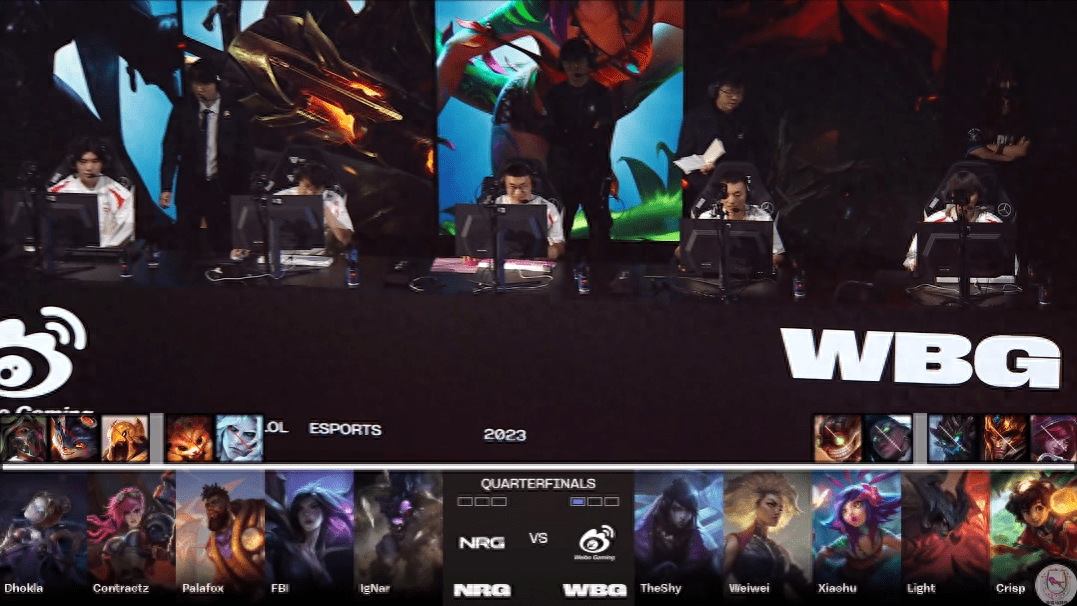 故技重施？WBG只换一个英雄再次击败NRG！_Light_下路_塞娜